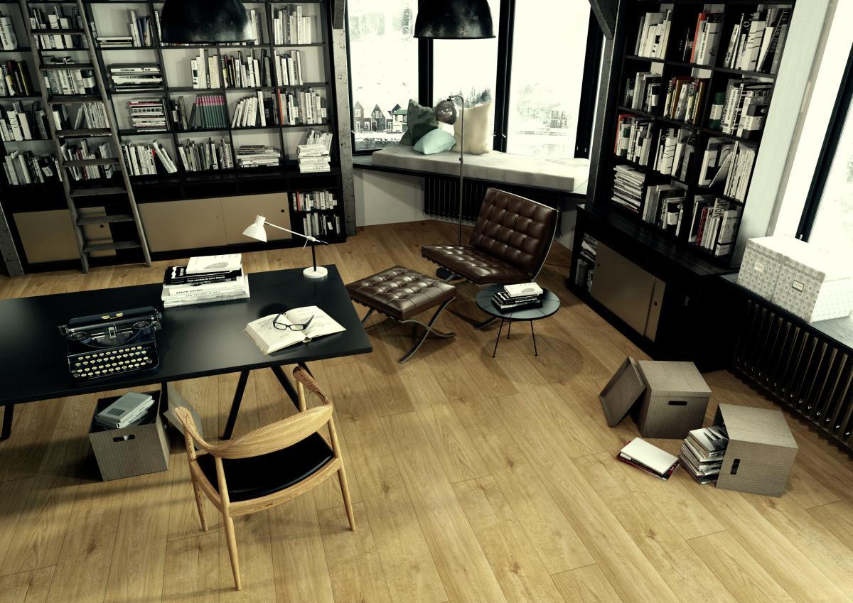 ლამინატი (ლამინირებული იატაკი) (D 4594 SPACE OAK - 2025X242X10) - იდეალი